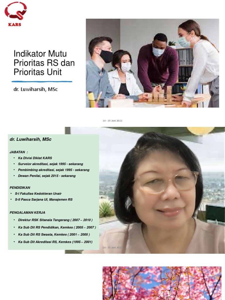 DR Luwi 2 Indikator Mutu Prioritas Rs Dan Unit 125 | PDF | Bisnis | Pengelolaan Keuangan & Uang