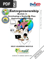 Entrepreneurship Module 3 - Developing Business Plan | PDF | Expense ...