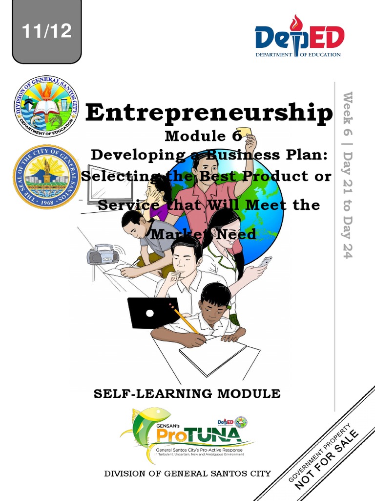 ENTREP Module 6 | PDF | Marketing | Swot Analysis