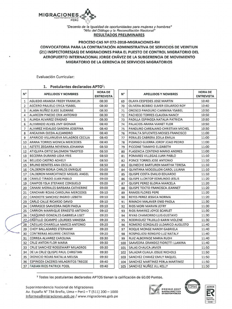 Acta Preliminar 072 PDF | PDF