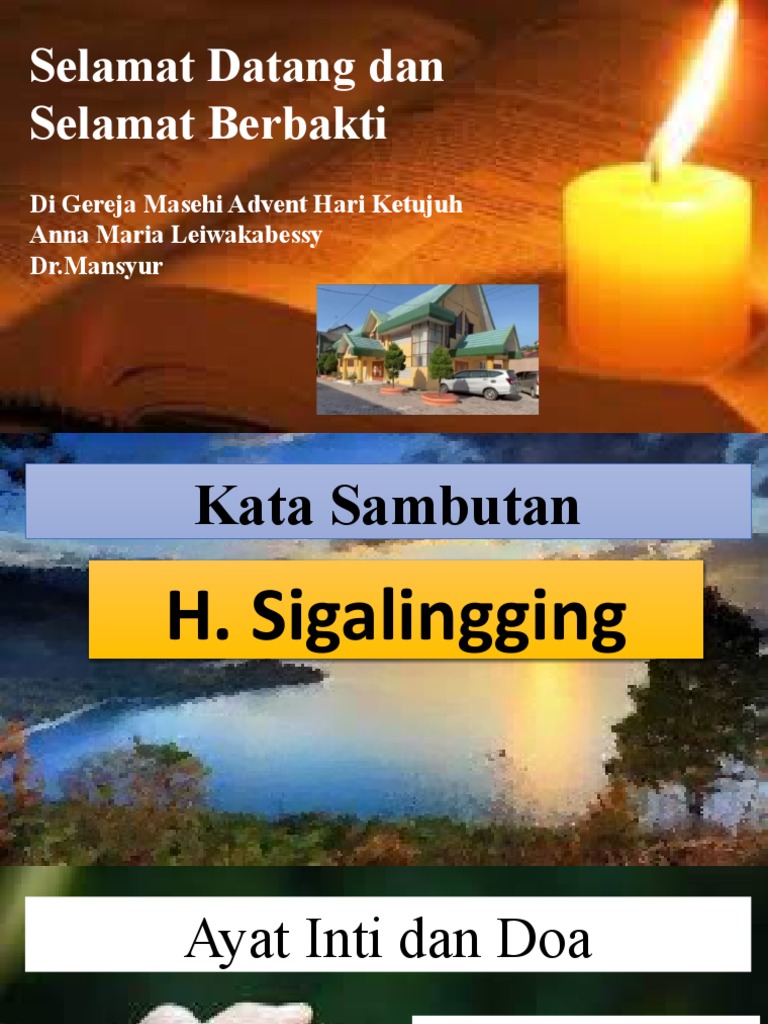 Susunan Acara Sekolah Sabat 2022 | PDF