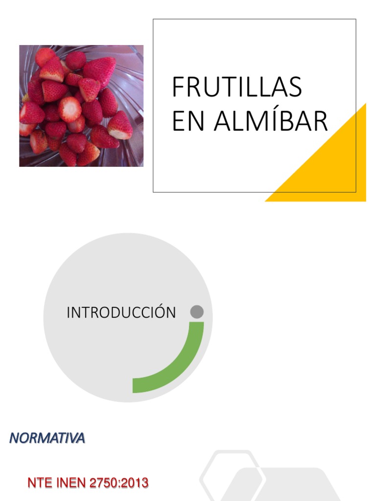 Frutillas en Almíbar | PDF | fresa | Agua