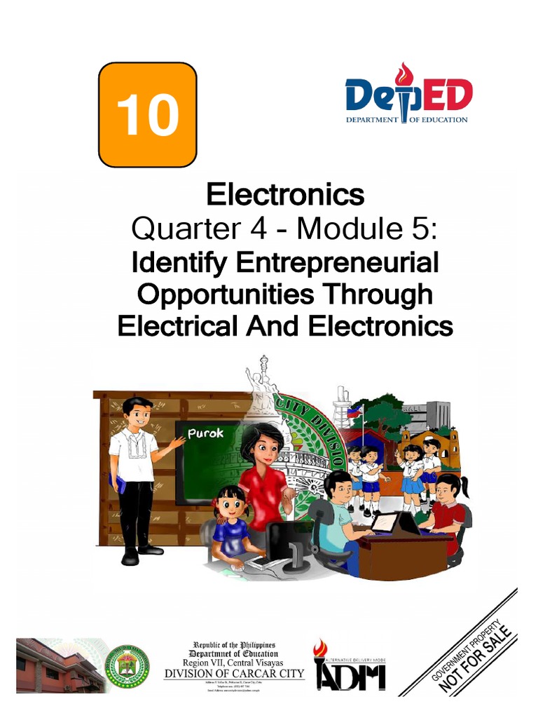 SSC Gr10 Electronics Q4 Module 5 WK 5 - v.01-CC-released-1June2021 | PDF | Optical Fiber ...