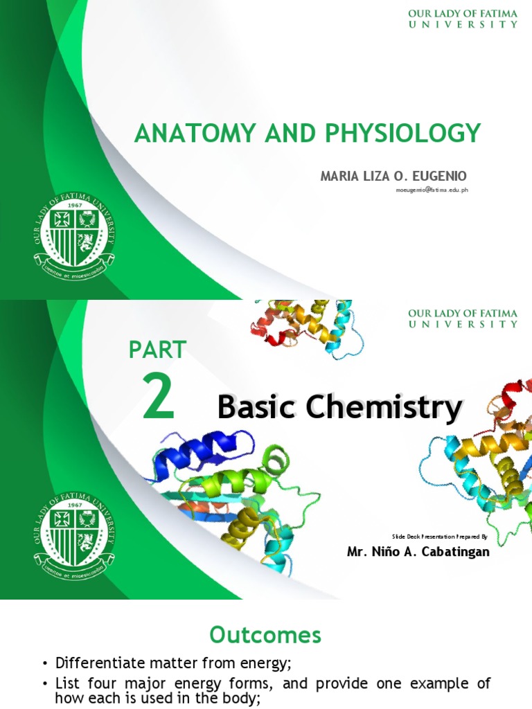 ANAPH121 Part 2 Basic Chemistry | PDF | Ion | Chemical Bond
