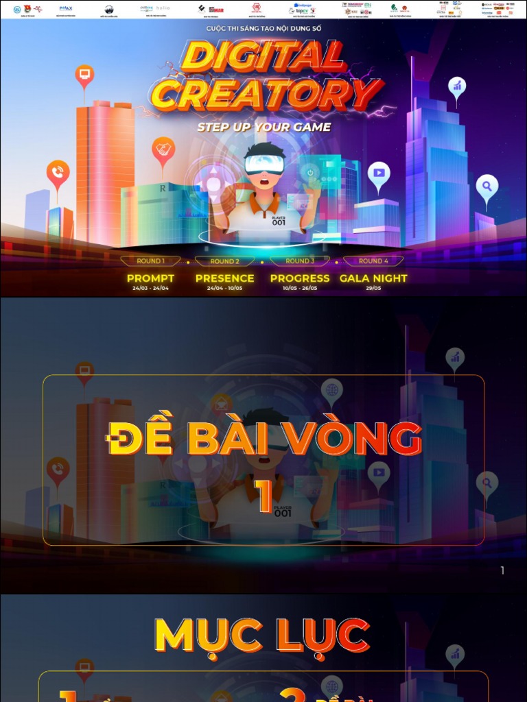 Đề Thi Vòng 1 Digital Creatory 2022 | PDF