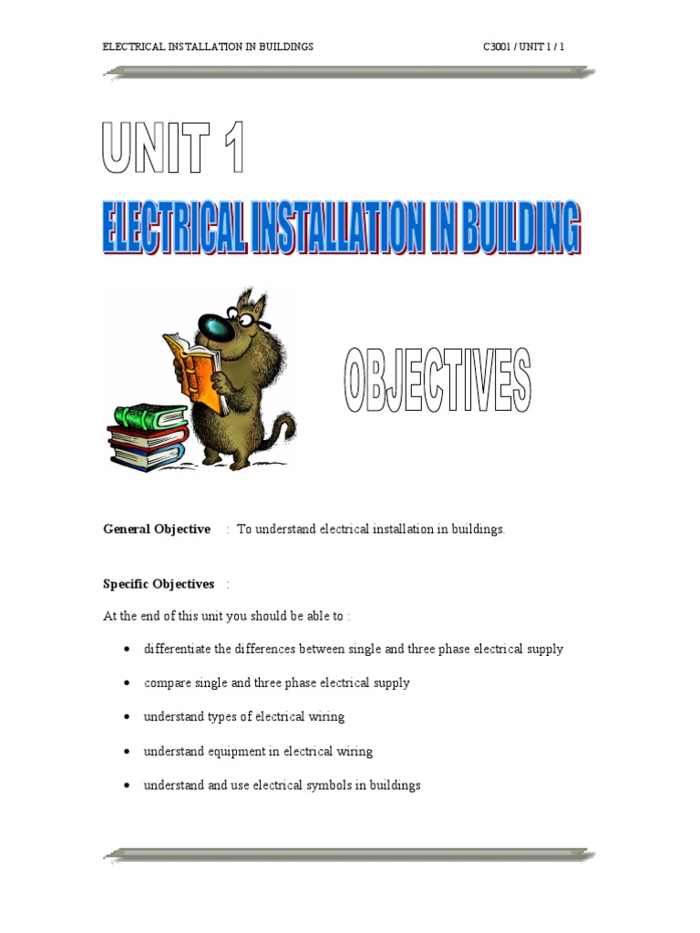 Electrical Installation In Building Politeknik Pdf Electrical