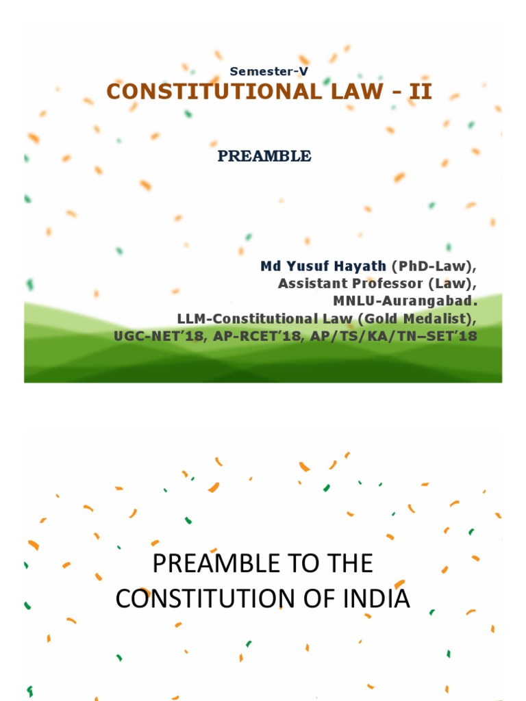 Preamble | PDF | Justice | Crime & Violence