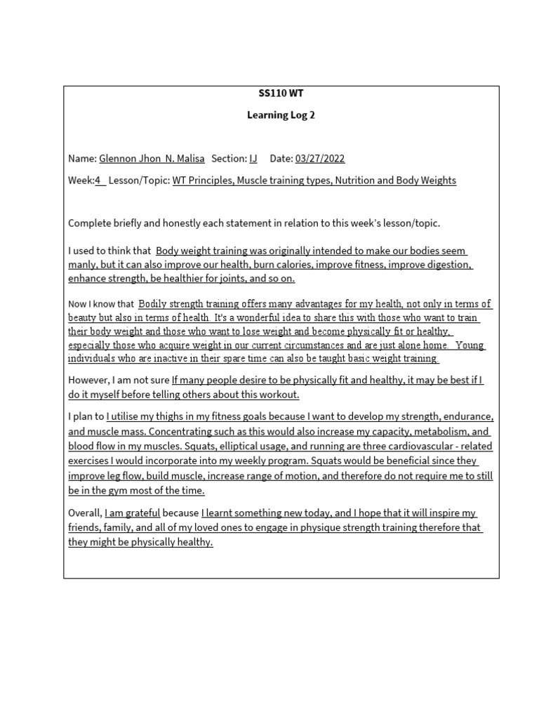 Malisa, GJ - Learning Journal Format-2 | PDF