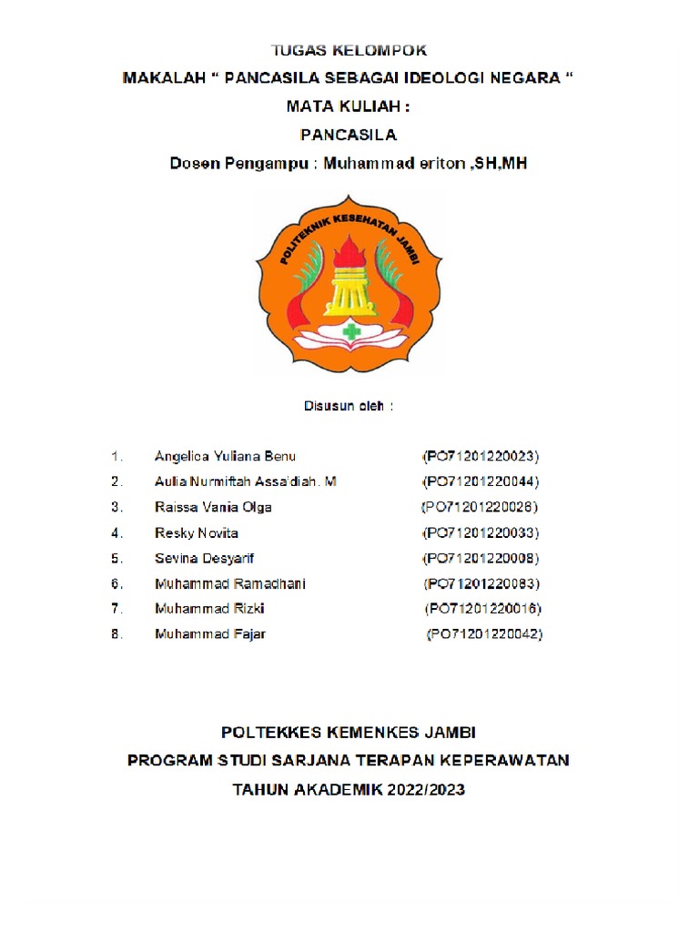 Matkul Pancasila Kel 3 | PDF