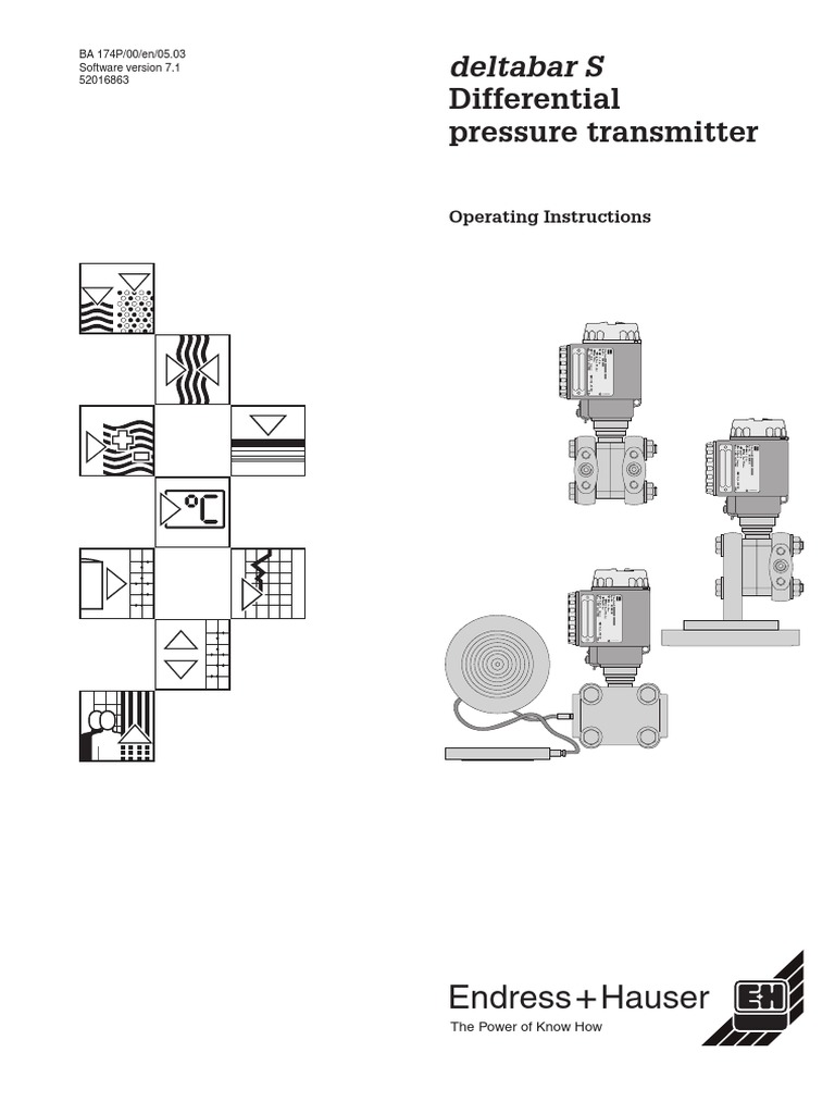 Deltabar S Pressure Transmitter Guide | PDF | Electrical Engineering ...