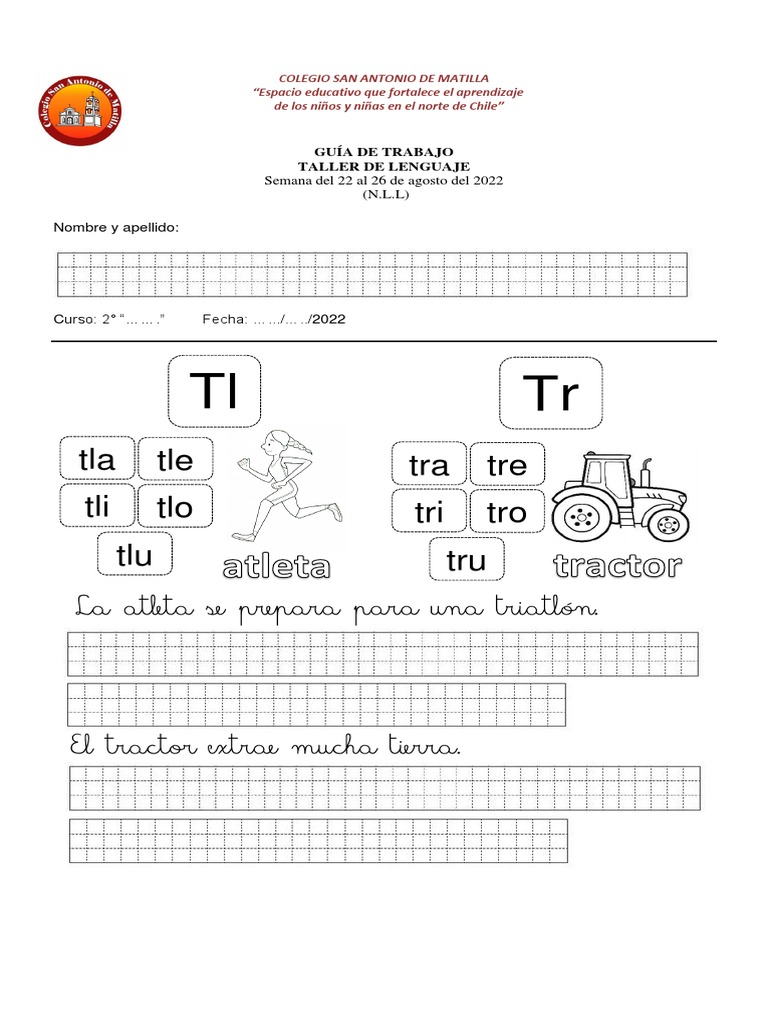 Guía de Taller de Lenguaje - Comprensión Lectora Con TL y TR | Descargar gratis PDF | Triatlón ...