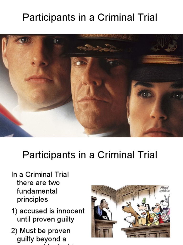 Key Players in the Canadian Criminal Justice System: An Overview of the ...