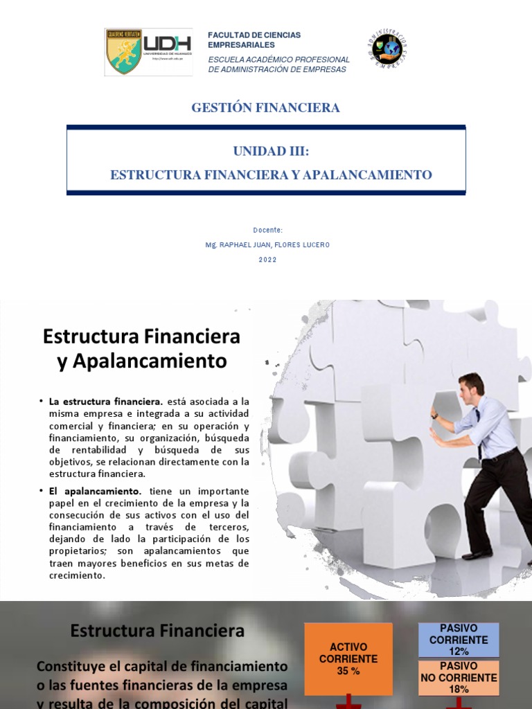Unidad III Estructura Financiera y Apalancamiento | PDF | Apalancamiento (Finanzas) | Compartir ...