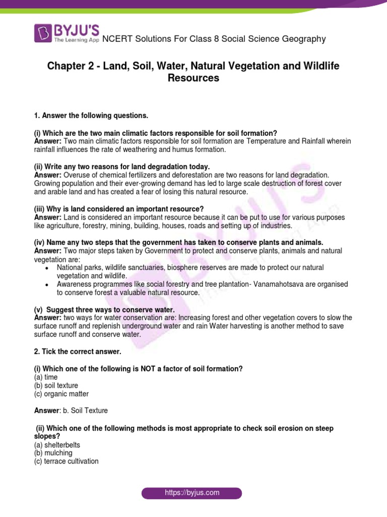 Land and Resource Conservation Insights | PDF | Soil | Agriculture