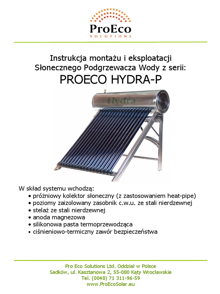 Instrukcja-Hydra-P | PDF