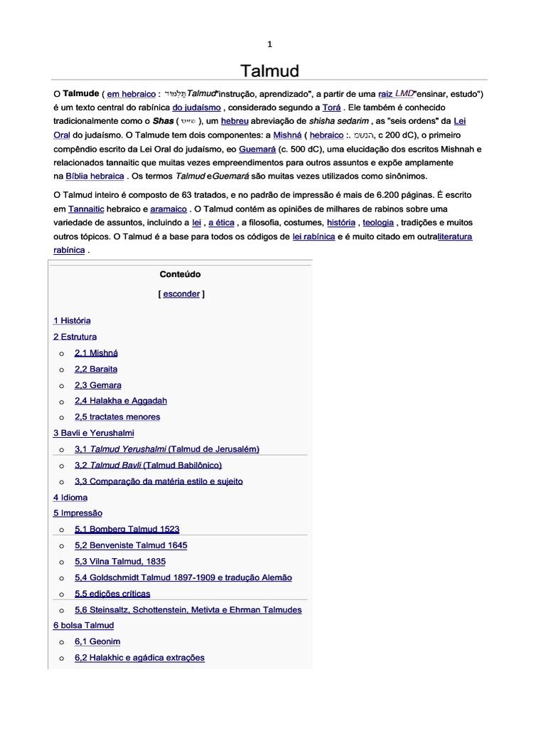 Talmud Compress | PDF | Talmude | Judaísmo