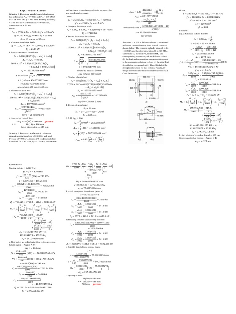 RCD SA4 Guide | Download Free PDF | Column | Civil Engineering