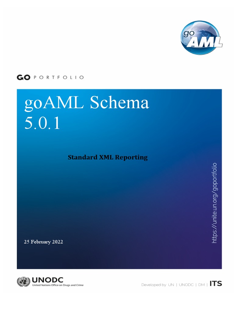 GoAMLSchema v5.0.1 | PDF | Xml Schema | Xml