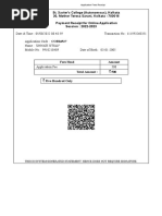 Application Fees Receipt | PDF