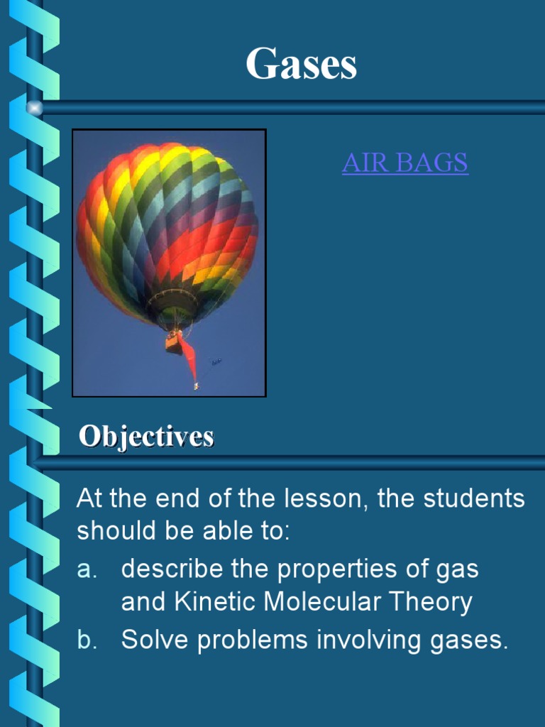 Gas Laws | PDF | Gases | Molecules