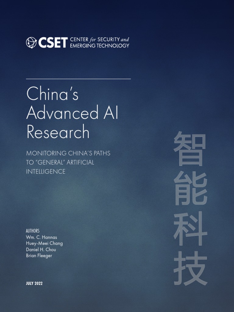 Chinas Advanced AI Research | PDF | Artificial Intelligence ...