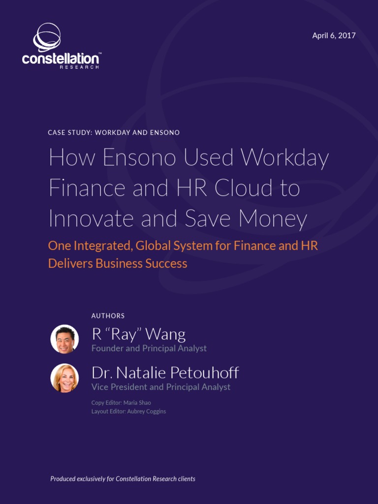 Fins Constellation Ensono Case Study 040617 | PDF | Cloud Computing | Human Resource Management