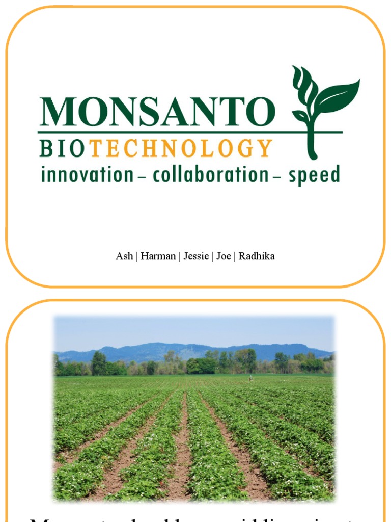 Monsanto | PDF | Finance & Money Management