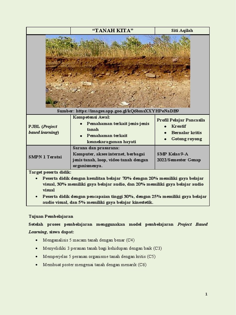 Peranan Tanah dan Organisme dalam Kehidupan | PDF | Sains & Matematika