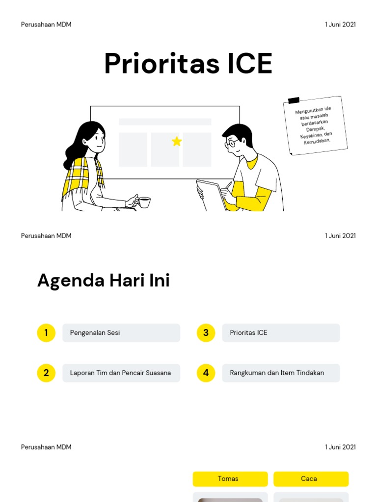 Presentasi Curah Pendapat Prioritas ICE | PDF