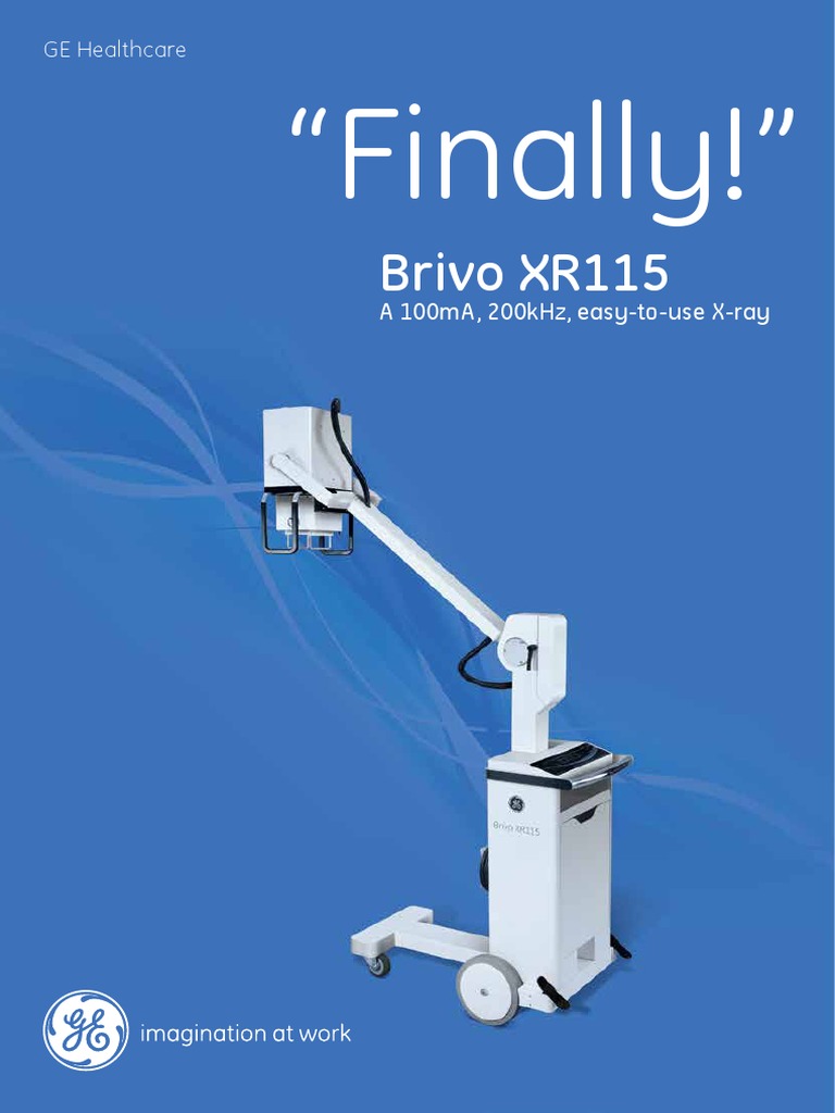 Brosur BRIVO XR115 | PDF | Health Care | X Ray