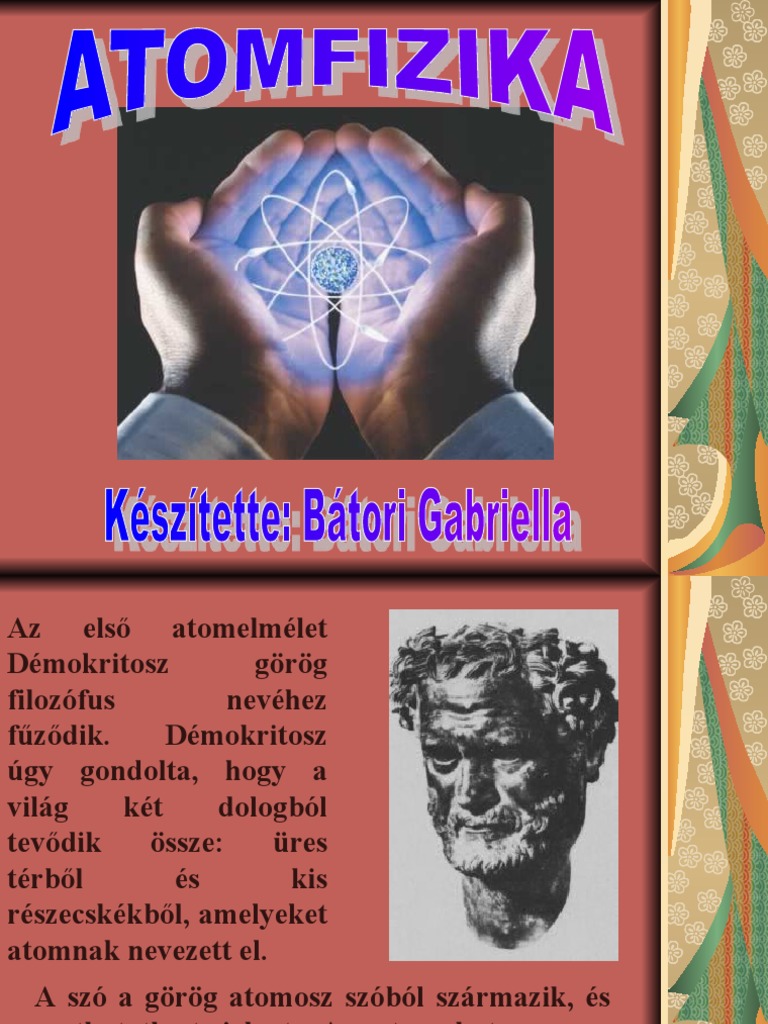 Atomfizika Gabi | PDF