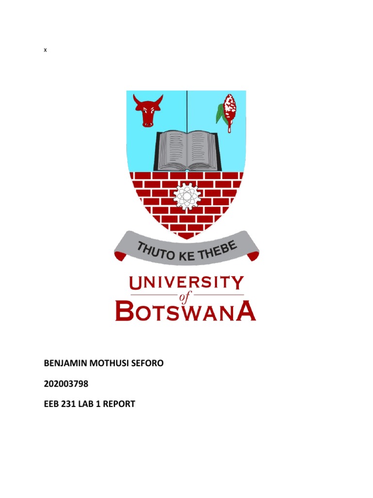 Eeb 231 Lab 1 Report | PDF