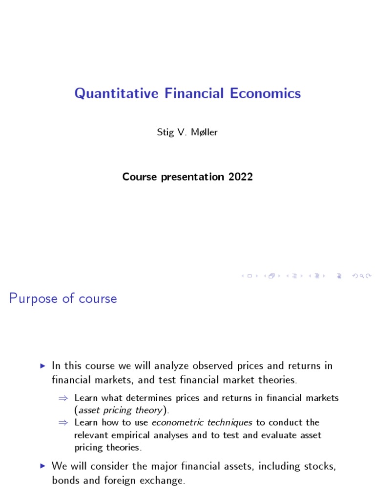 QFE Intro2022 | PDF