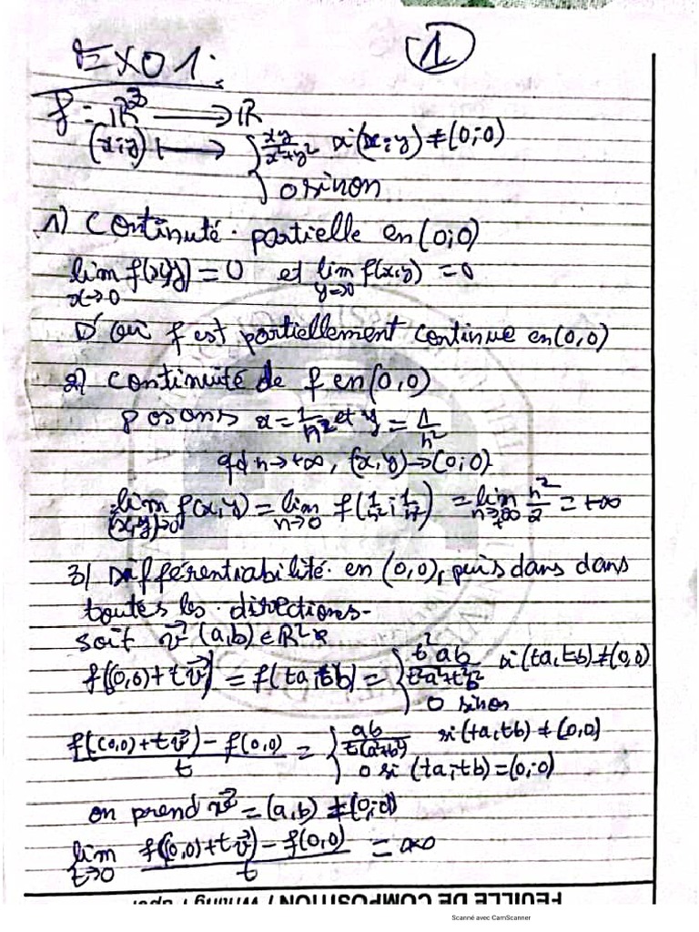 Corrigé SN Fonction DR Melong | PDF