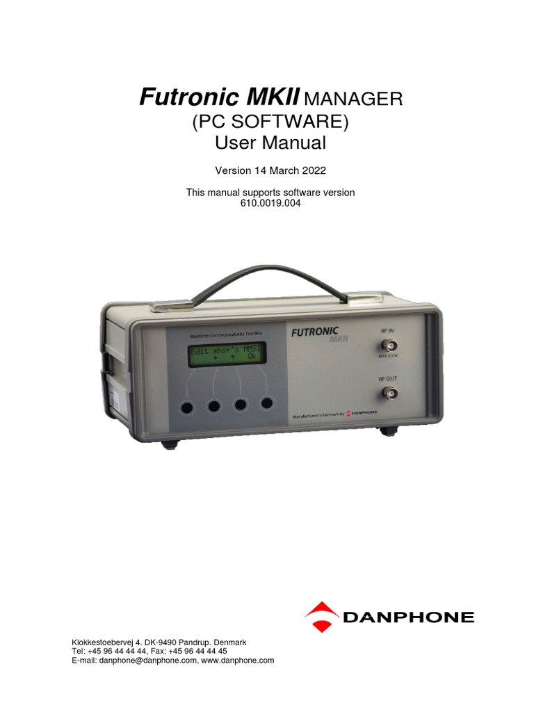 Futronic MKLL Manager Software Manual | PDF | Personal Computers | Computer Engineering