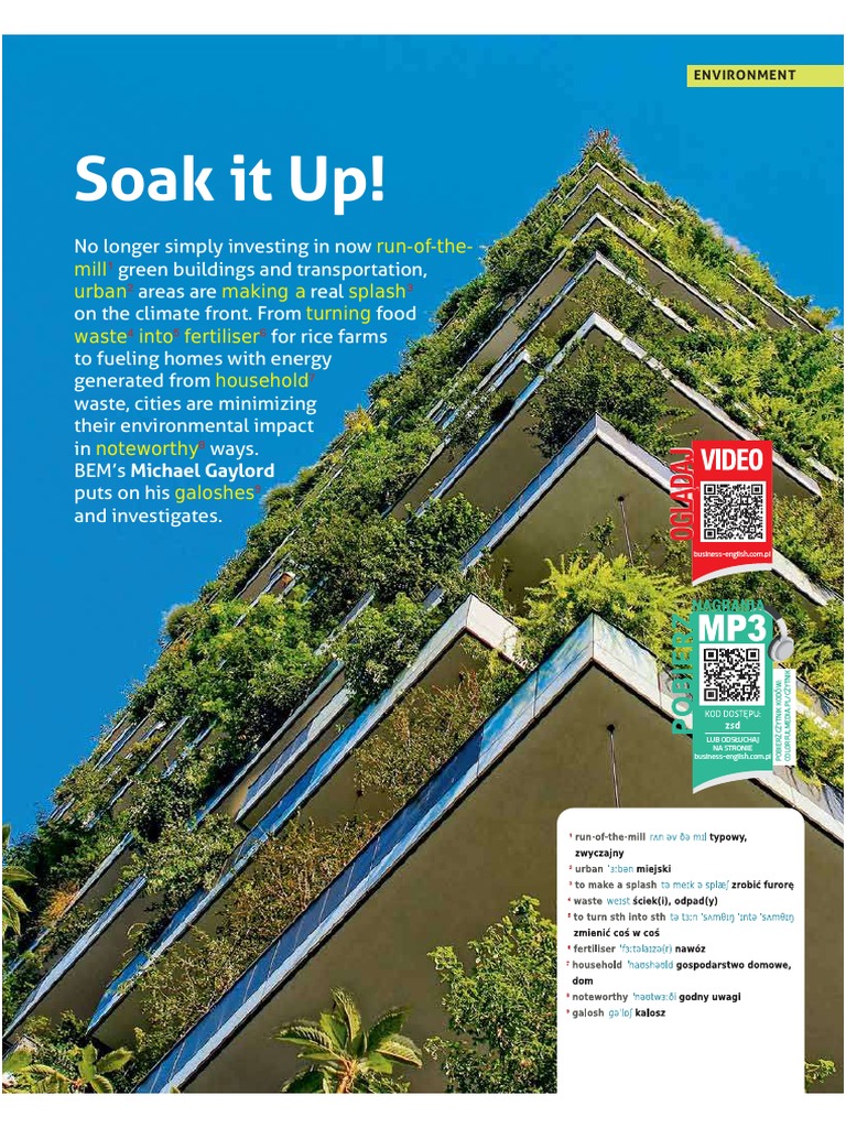 Soak It Up | PDF | Climate Change | Intergovernmental Panel On Climate ...