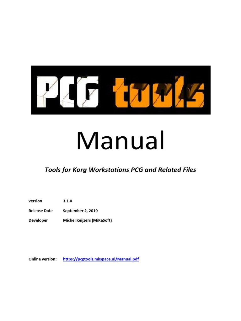 Manual PCG TOOLS | PDF | Application Software | Comma Separated Values
