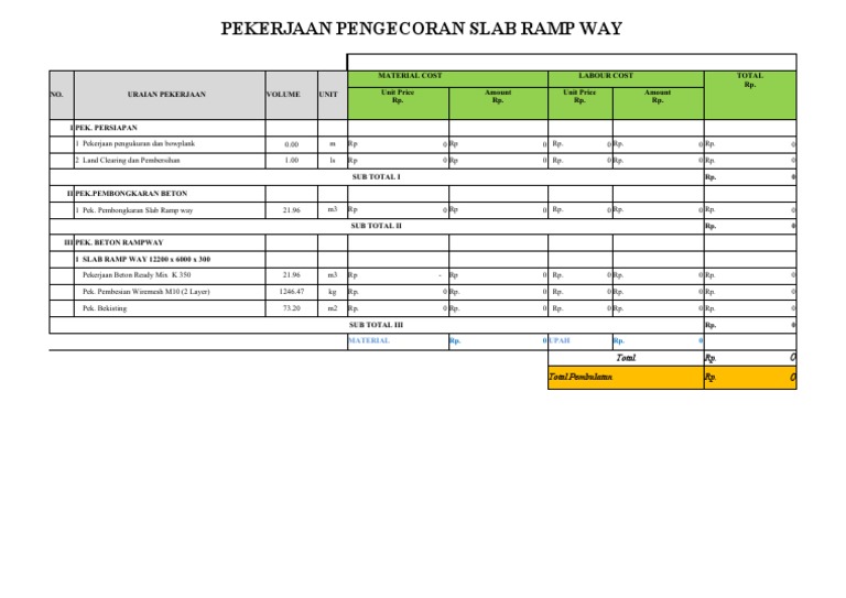 Draft Rab - Slab Ramp Way | PDF