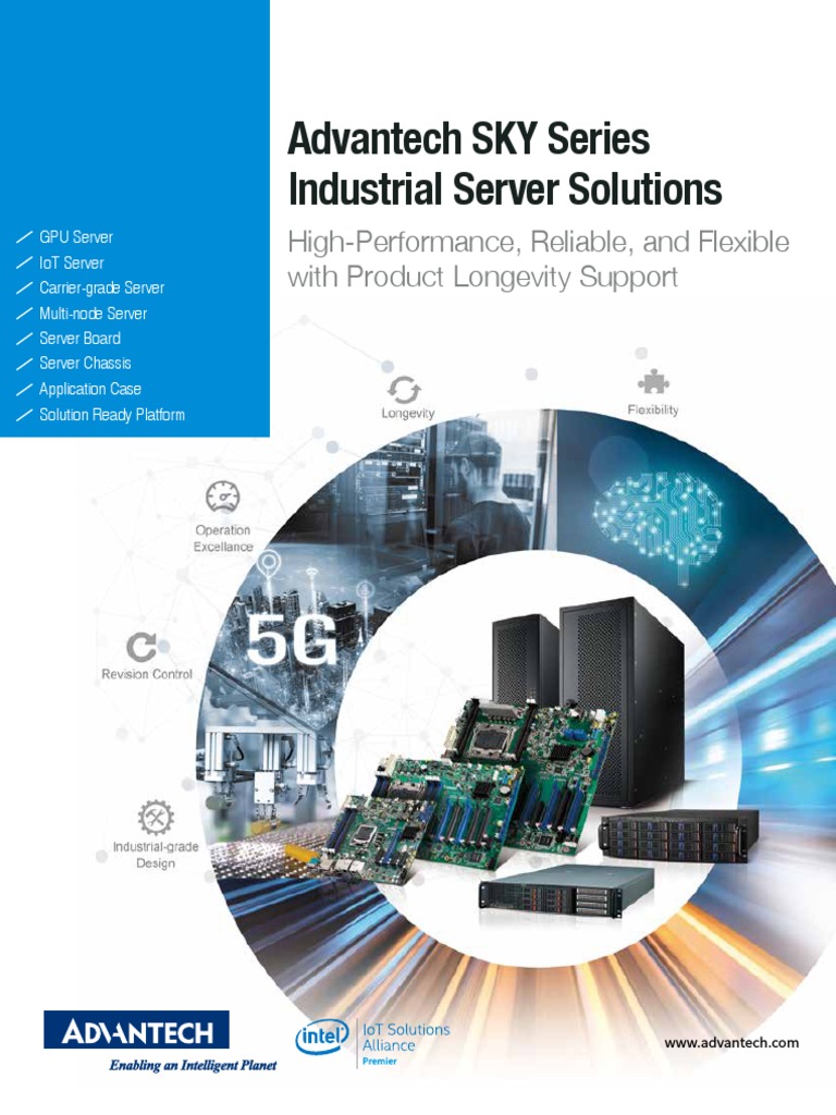 Advantech SKY Series Industrial Server Solutions: High-Performance ...