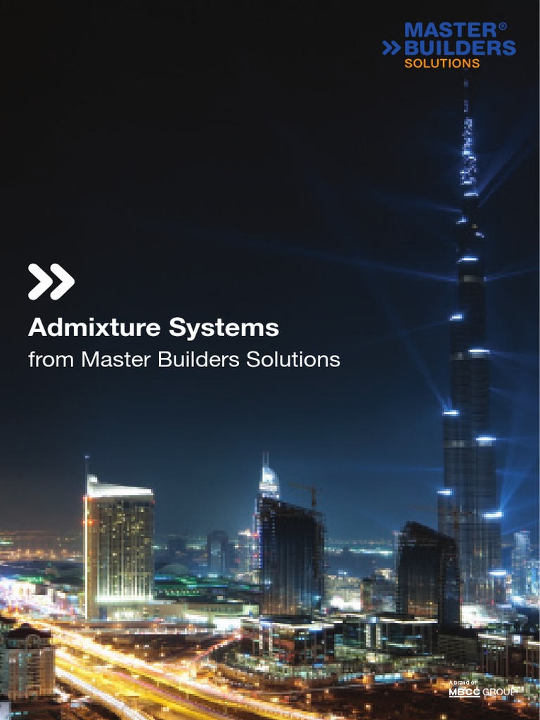 Admixture Systems From Master Builders Solutions-604306 | PDF ...