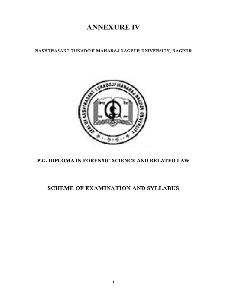 PGDF syllabus | PDF | Forensic Science | Crime Scene