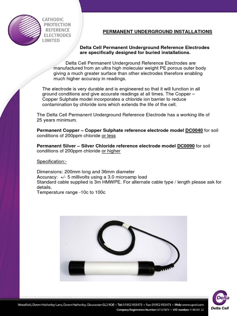 Underground Reference Electrodes | PDF | Computers