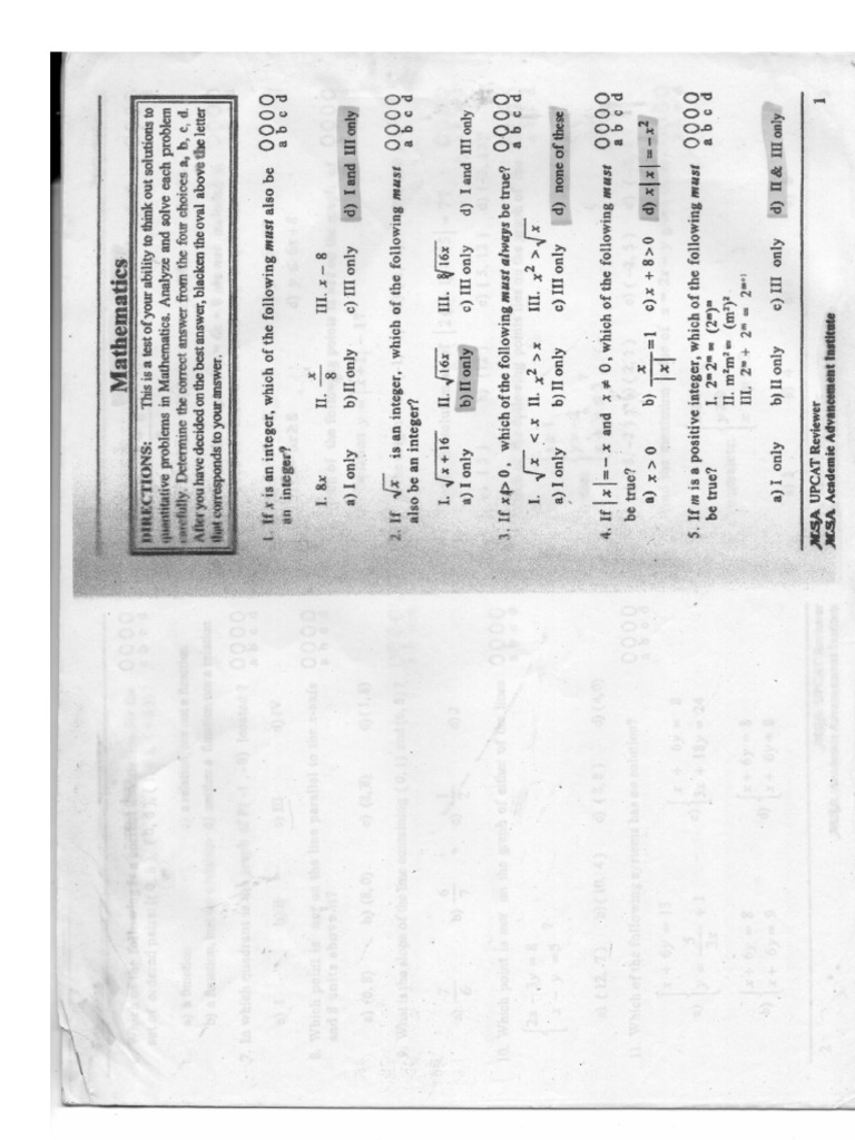Math Reviewer PDF