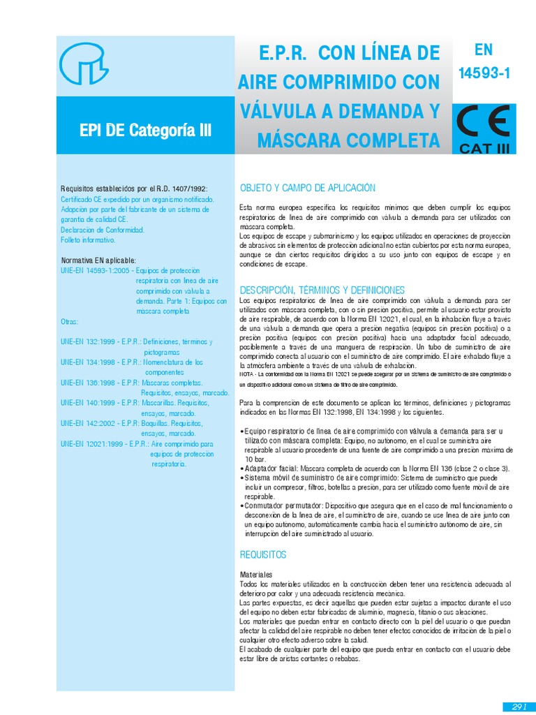 EN-14593 1 Semiatonomos A C | PDF | Presión | Humedad