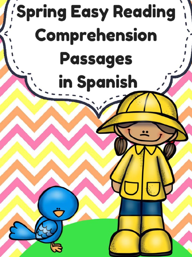Easy Reading Comprehension Passages Spanish Primavera Spring | PDF ...