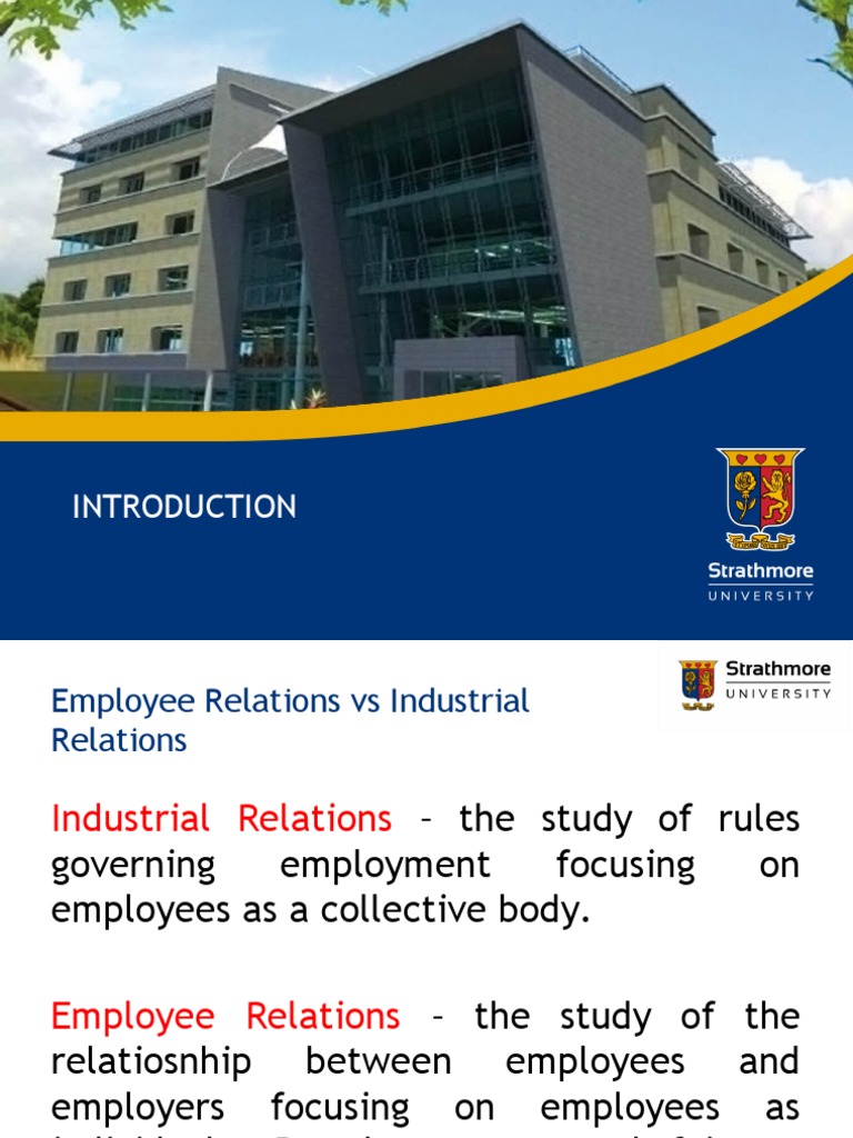 Introduction To Industrial Relations | PDF | Employment | Labour Economics
