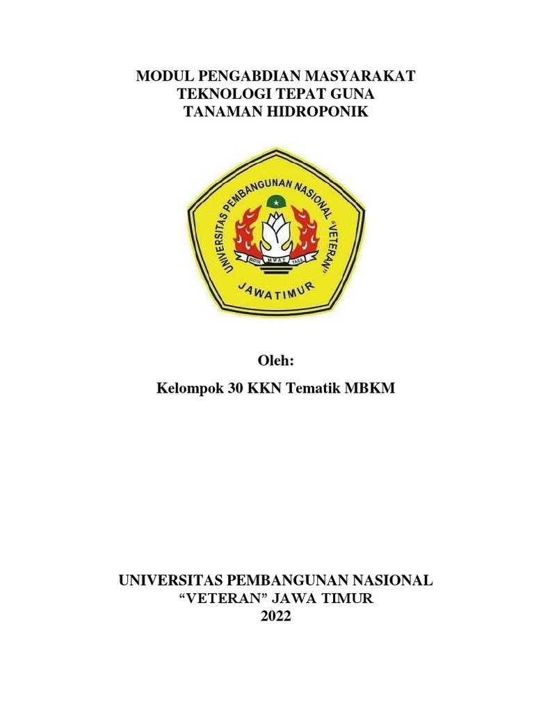 Modul TTG KKNT 30 | PDF | Ilmu Sosial