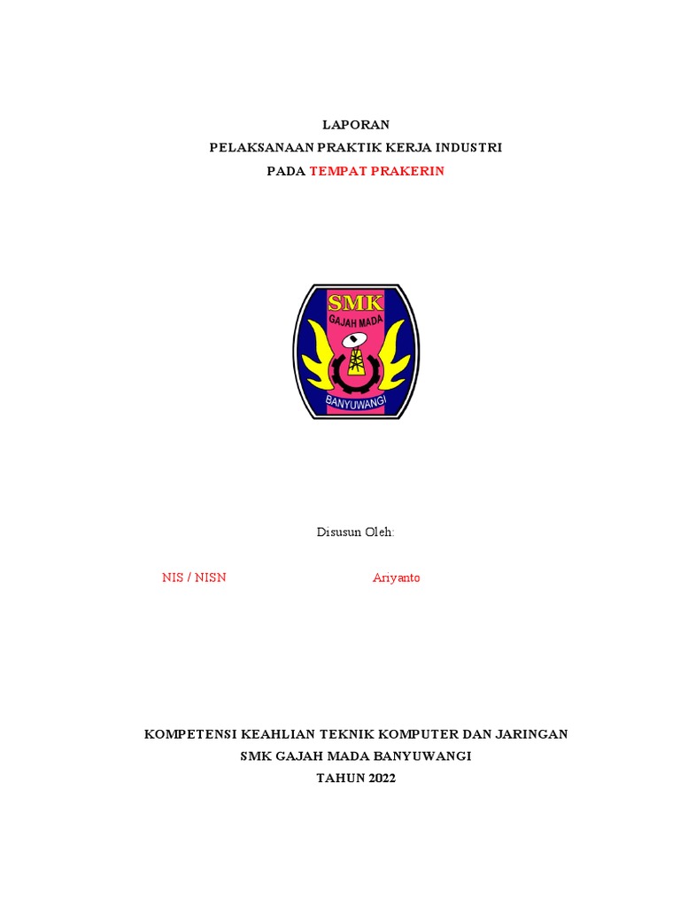 Template (Contoh) Laporan PSG | PDF