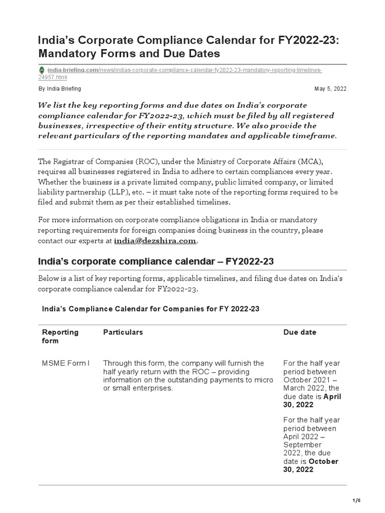 indias-corporate-compliance-calendar-for-fy2022-23-mandatory-forms-and