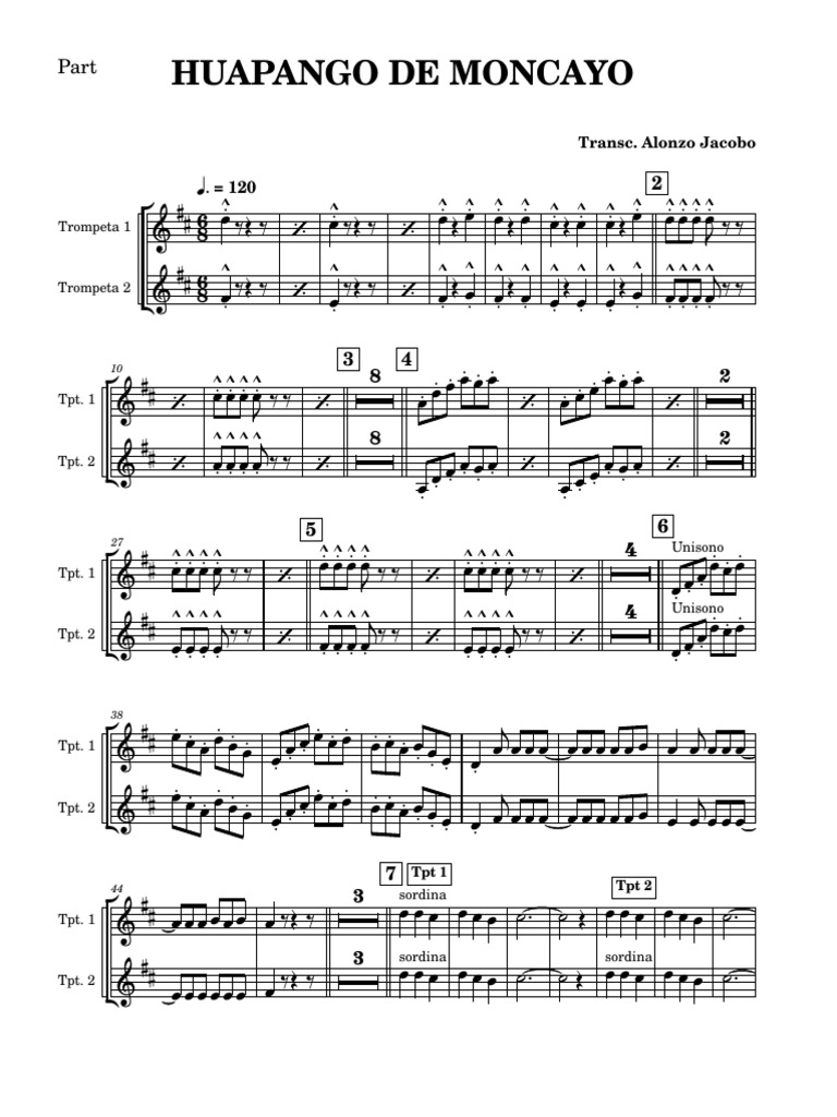 Huapango de Moncayo - TPT 1 y 2 | PDF